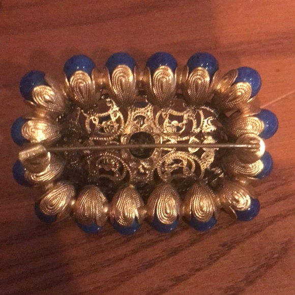 Jewelry | Antique Blue Stone Pin | Poshmark